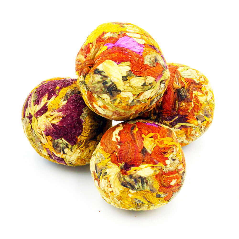 Flowering Tea - Blooming Tea Balls | Mixed Flower Tea Ball– Teas.com.au